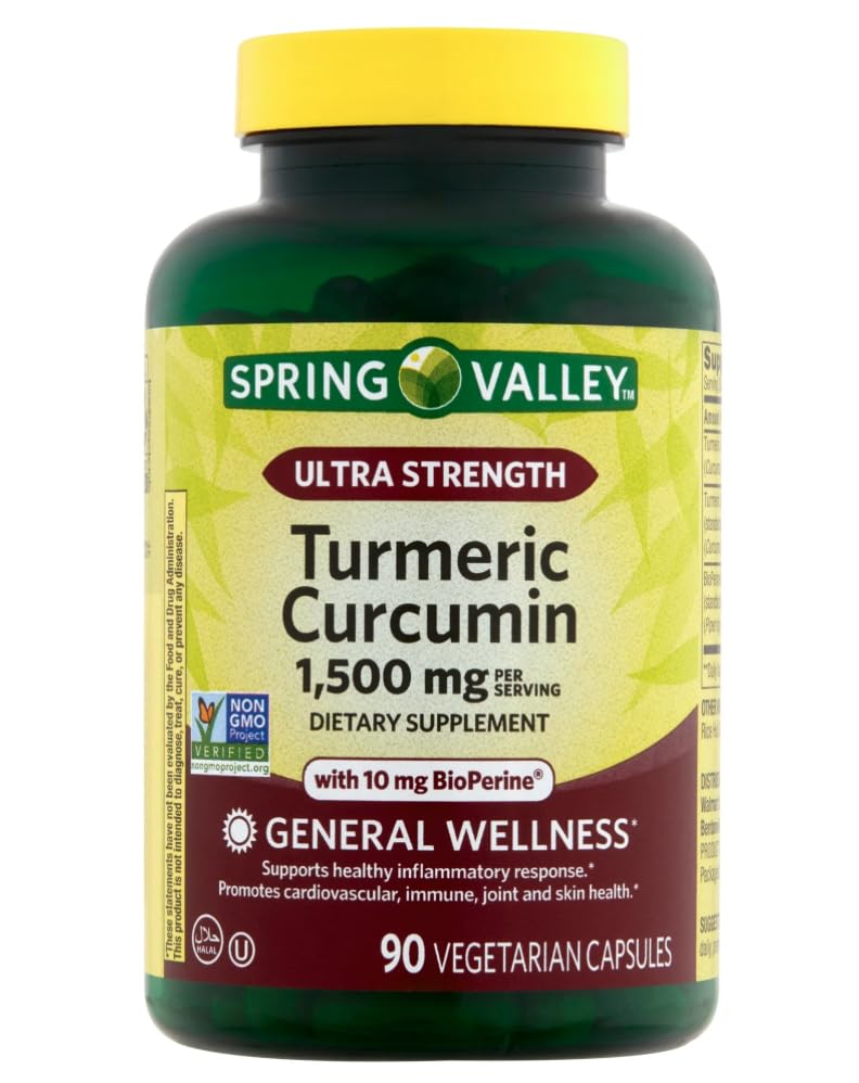 Spring Valley turmeric curcumin capsules