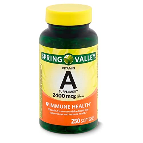 Spring Valley vitamin A softgels