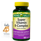Spring Valley vitamin b complex tablets