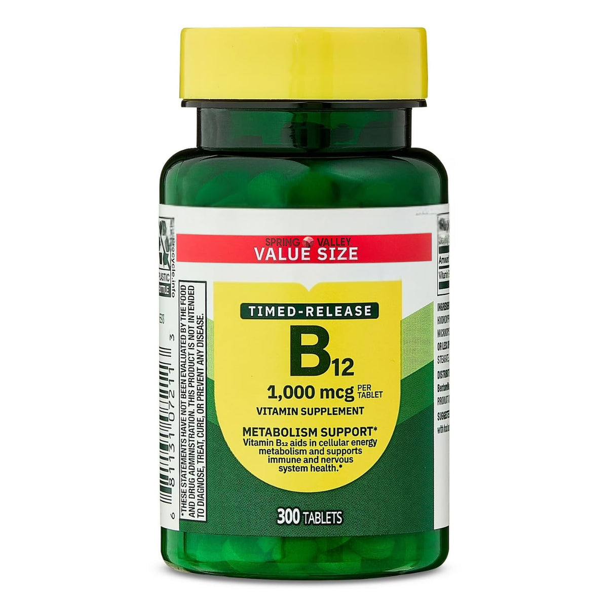 Spring Valley Vitamin B12 timed-release tablets