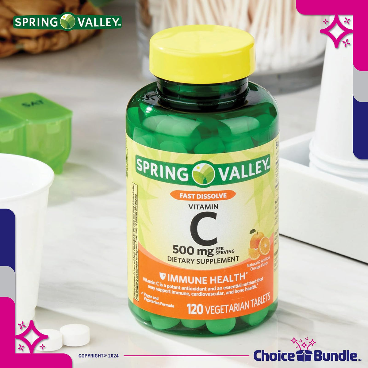 Spring Valley Vitamin C antioxidant benefits