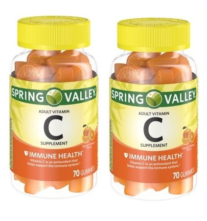 Spring Valley Vitamin C orange gummies