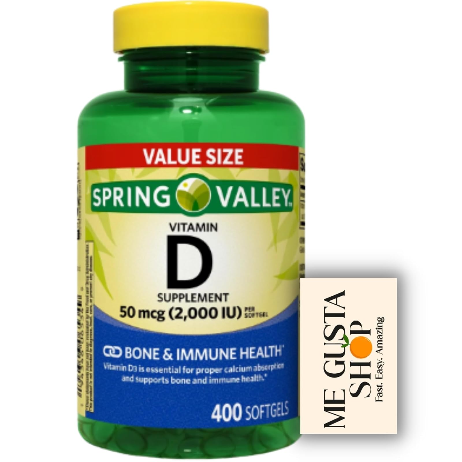 Spring Valley Vitamin D softgels