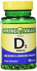 Spring Valley vitamin D3 softgels