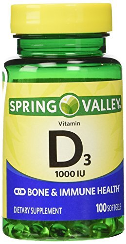 Spring Valley vitamin D3 softgels