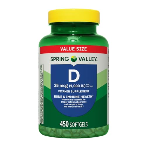 Spring Valley Vitamin D3 softgels