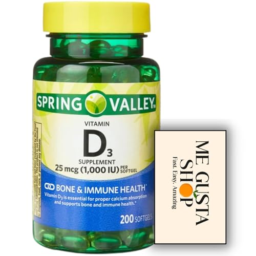 Spring Valley Vitamin D3 softgels