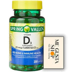 Spring Valley Vitamin D3 softgels