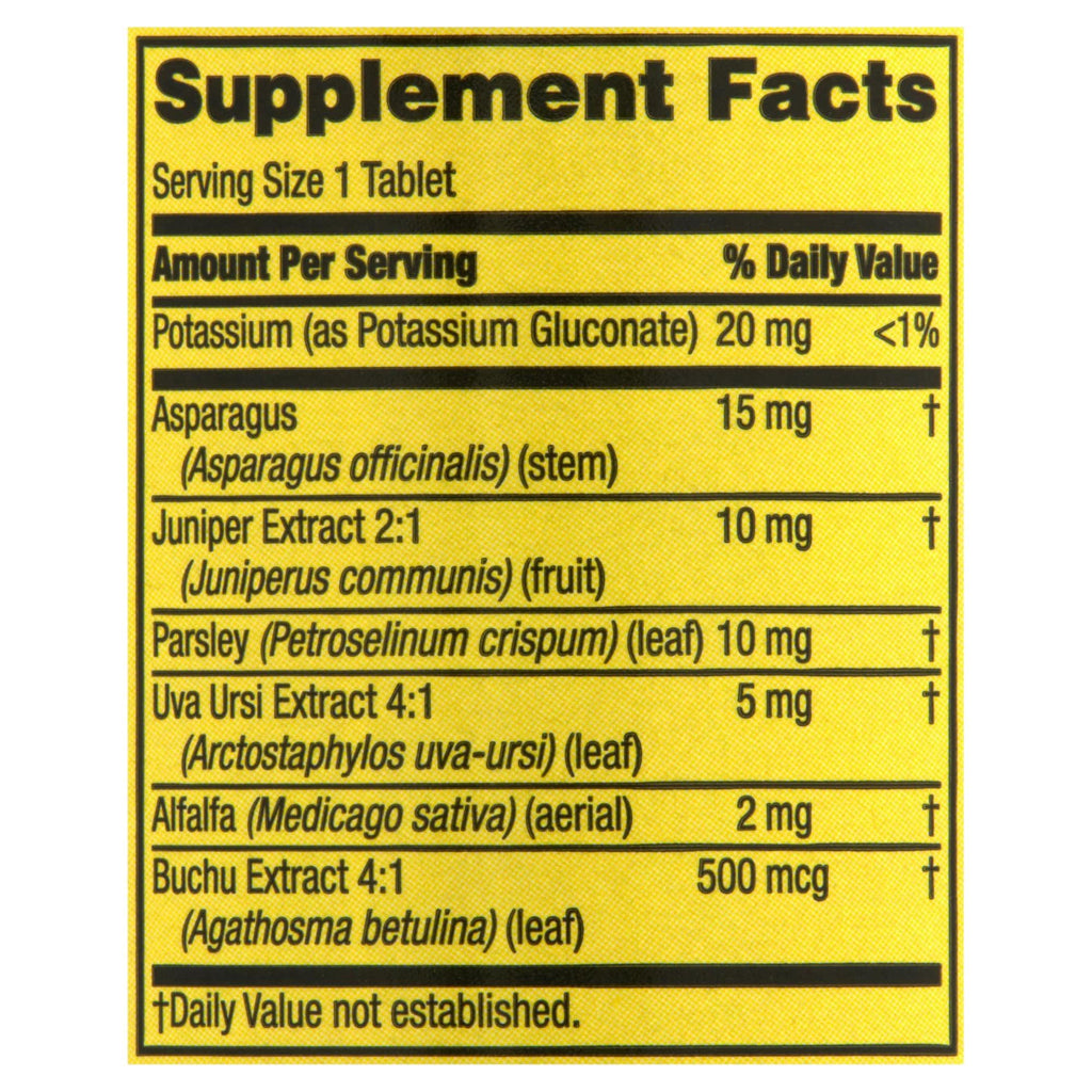 Spring Valley water pills for detox support