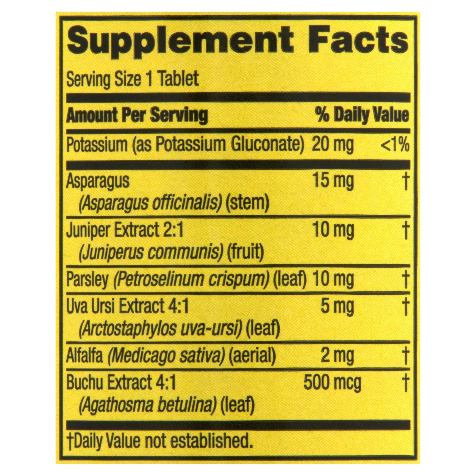 Spring Valley water pills for detox support