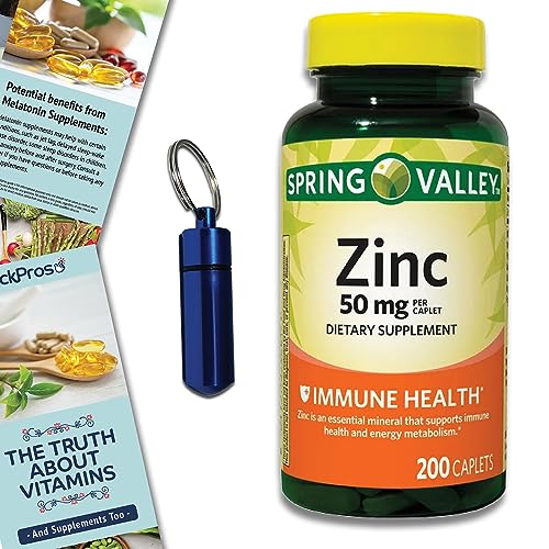 Spring Valley zinc caplets 50mg
