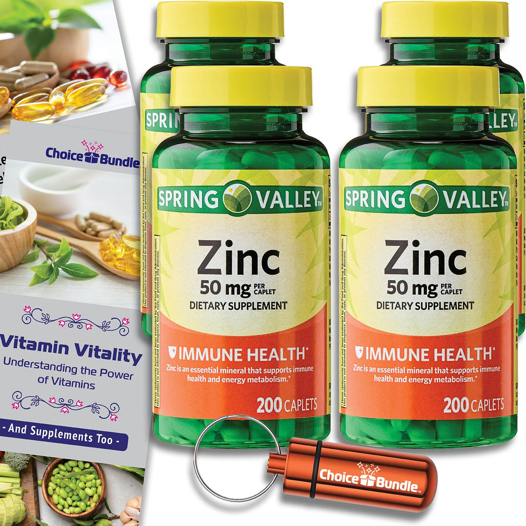 Spring Valley zinc caplets bundle