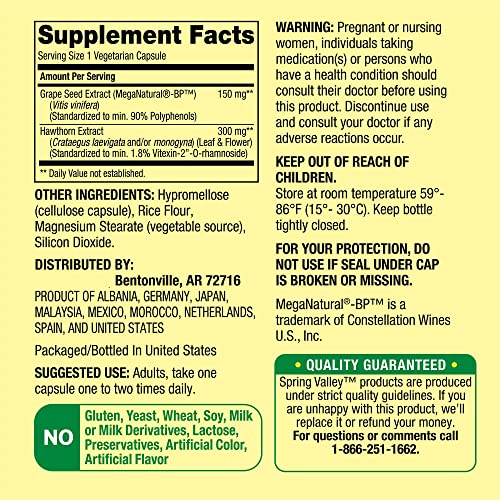 Spring Valley zinc capsules for daily nutrition