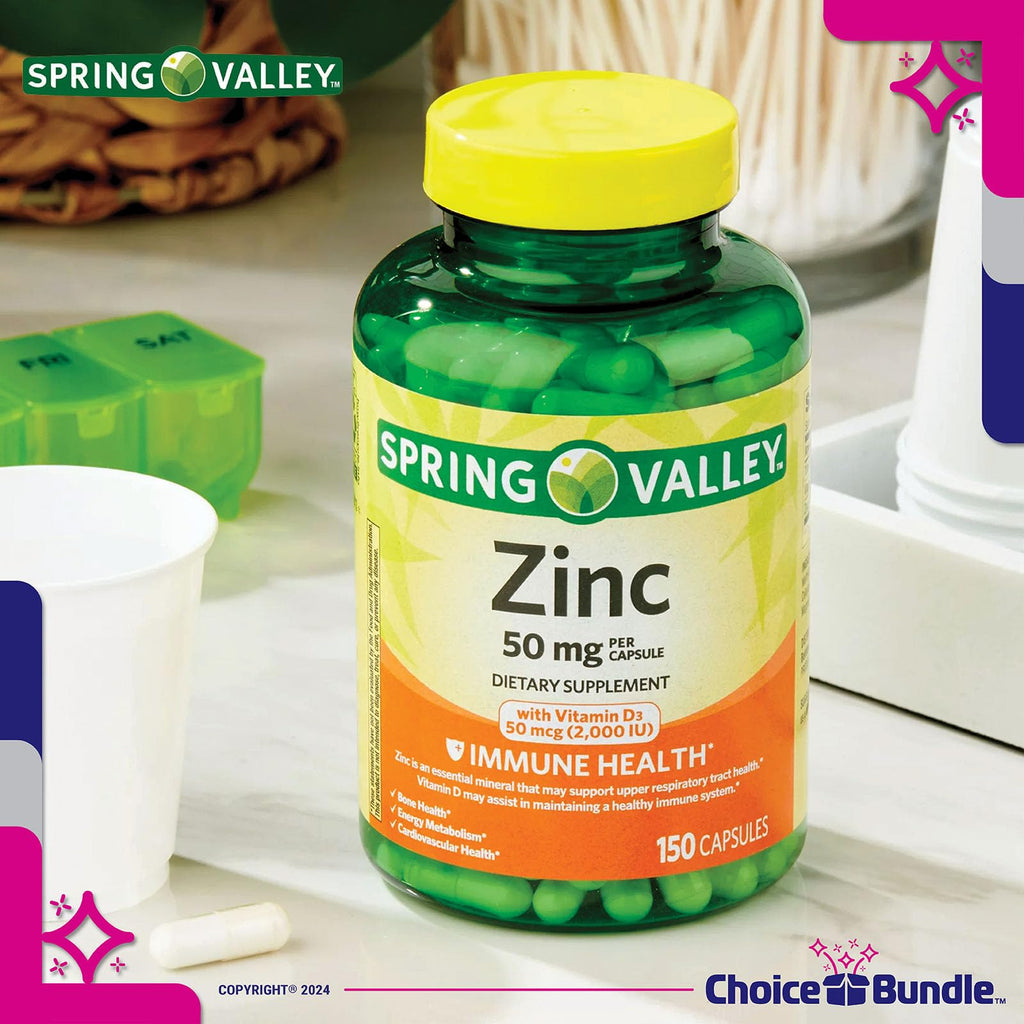 Spring Valley zinc for daily wellness