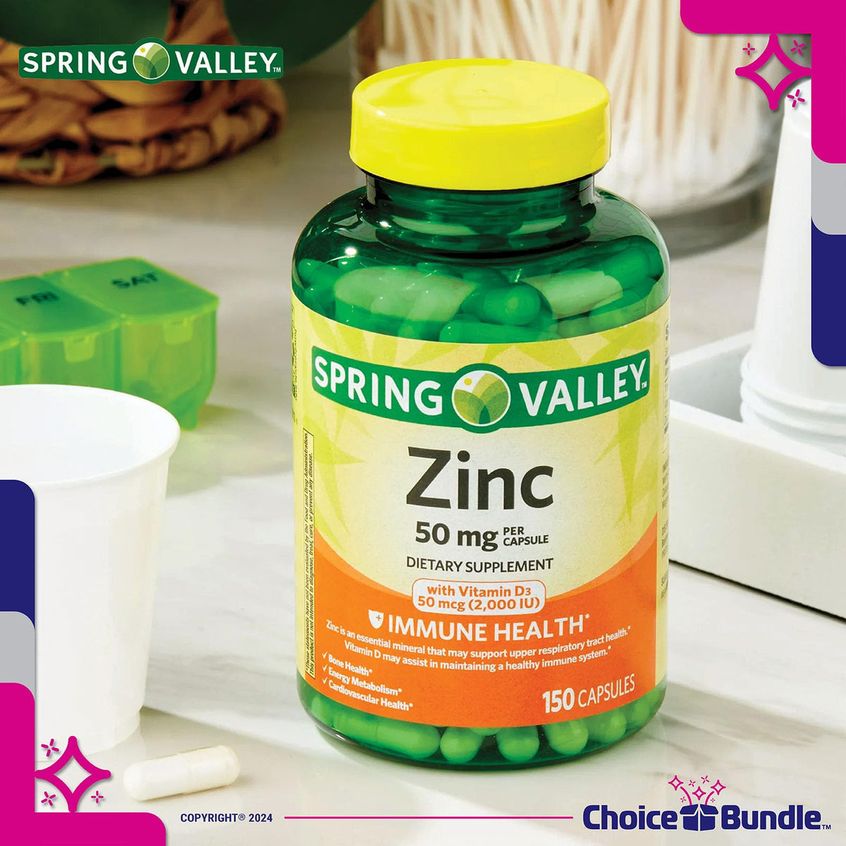 Spring Valley zinc for daily wellness