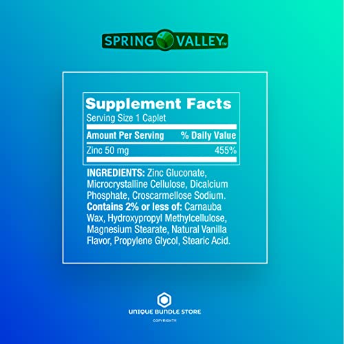 Spring Valley zinc for hair and skin