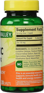 Spring Valley zinc for skin health