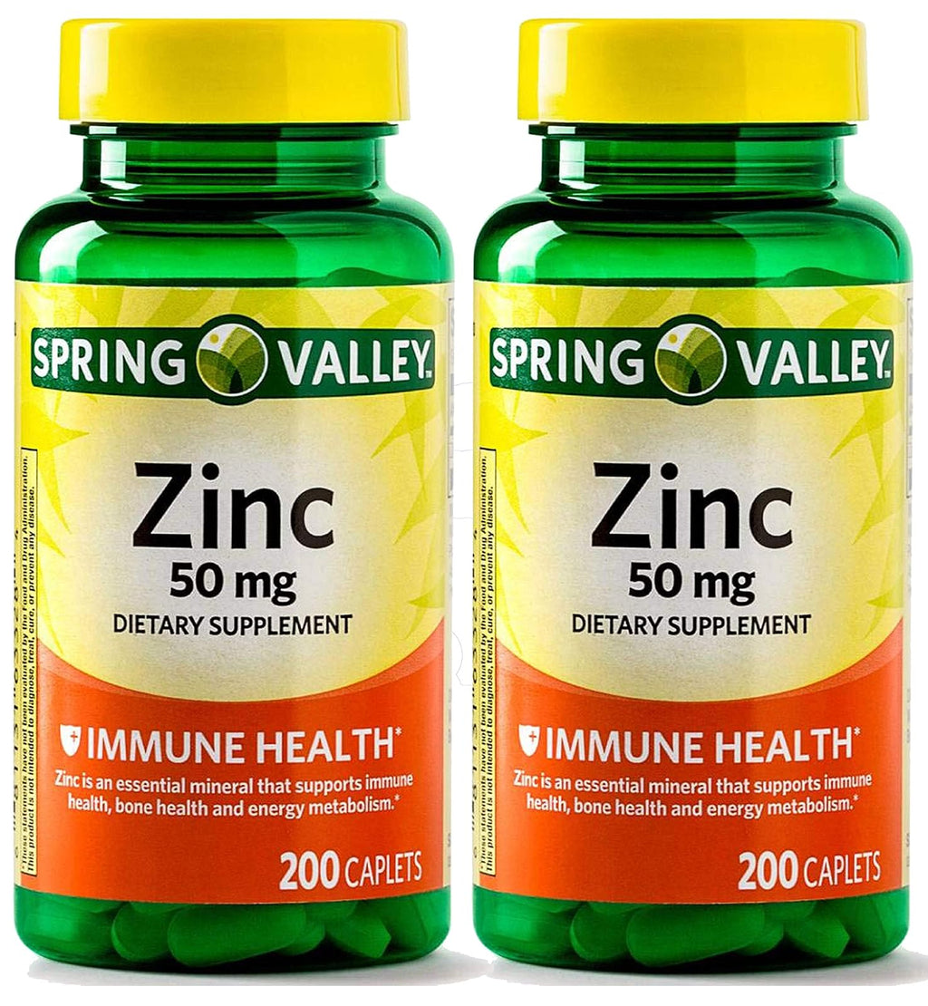 Spring Valley zinc supplement tablets