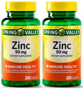 Spring Valley zinc supplement tablets