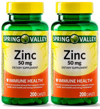 Spring Valley zinc supplement tablets