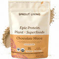 Sprout Living chocolate maca protein powder