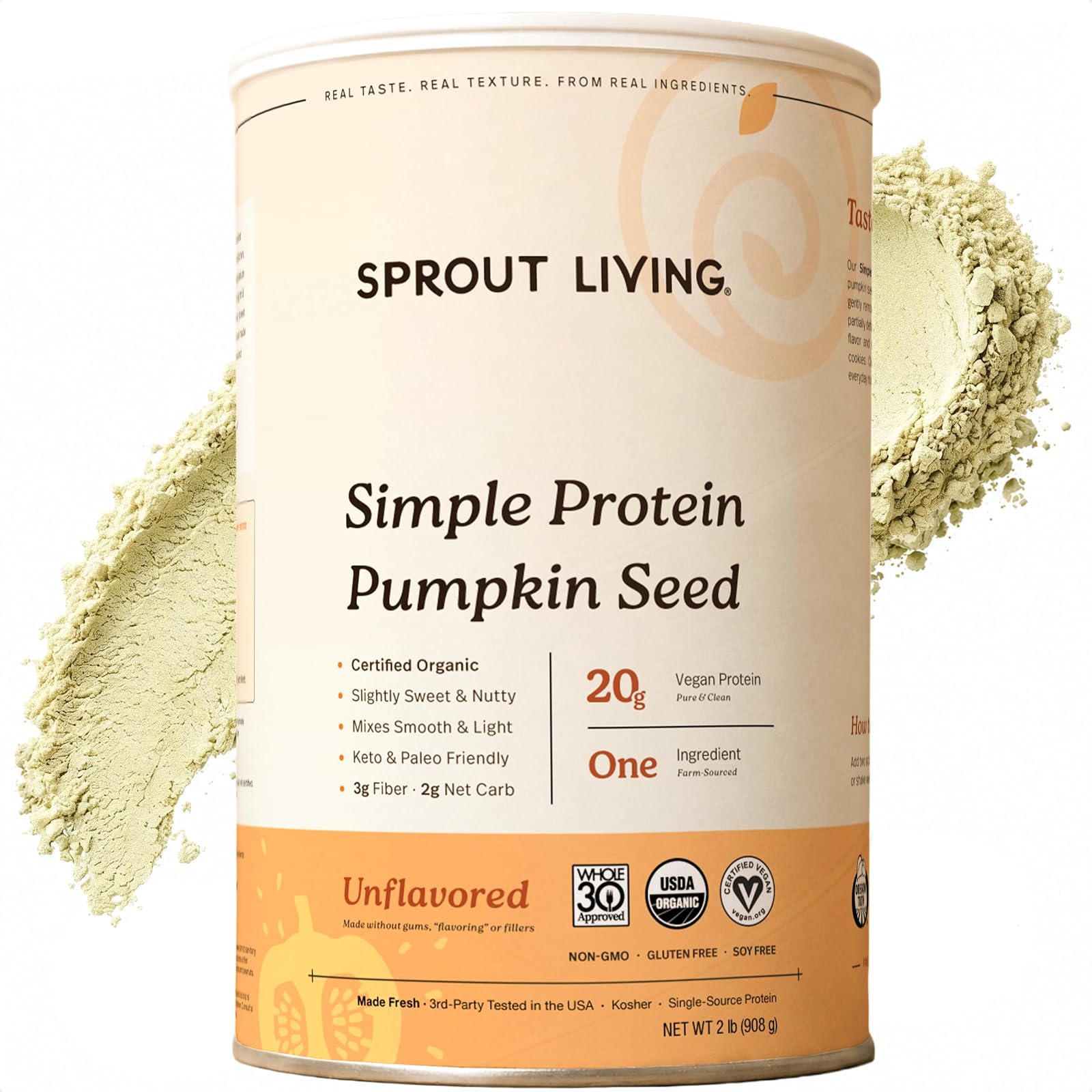 Sprout Living pumpkin seed protein powder