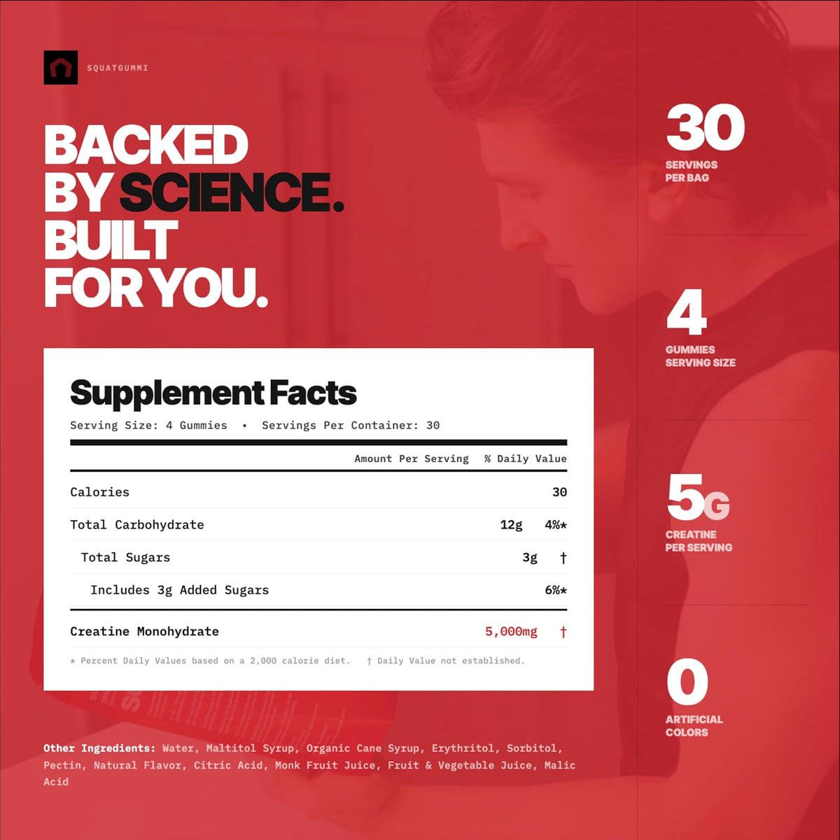 squatgummi creatine for active lifestyle