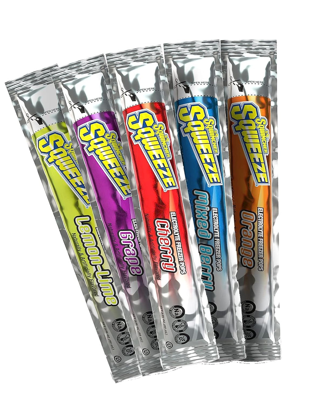 Sqwincher electrolyte freeze pops assorted