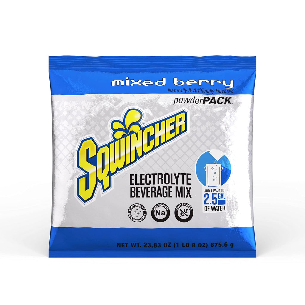 Sqwincher electrolyte powder mixed berry