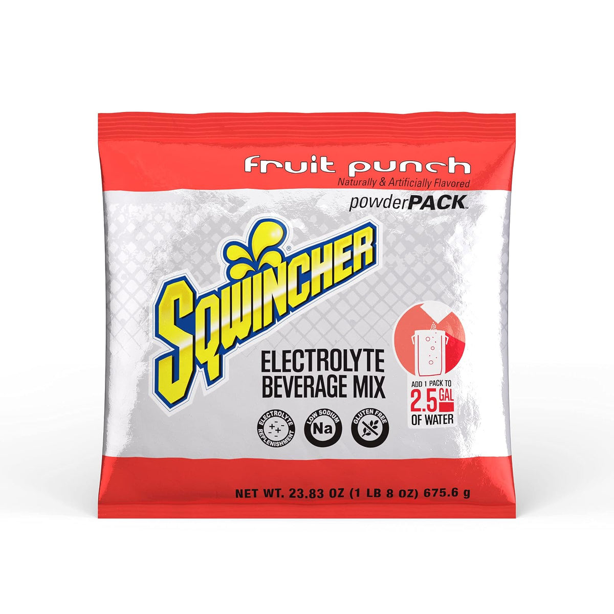 Sqwincher Fruit Punch electrolyte drink mix