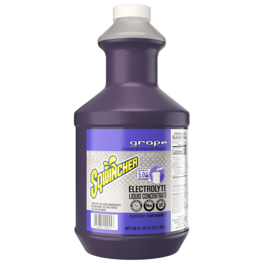 Sqwincher grape electrolyte liquid concentrate