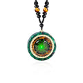 Sri Yantra orgonite necklace for beauty