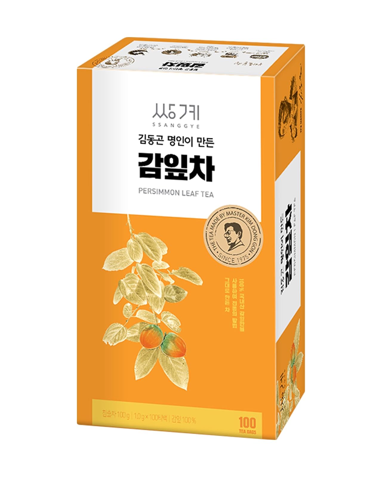 Ssanggye persimmon leaf tea bags