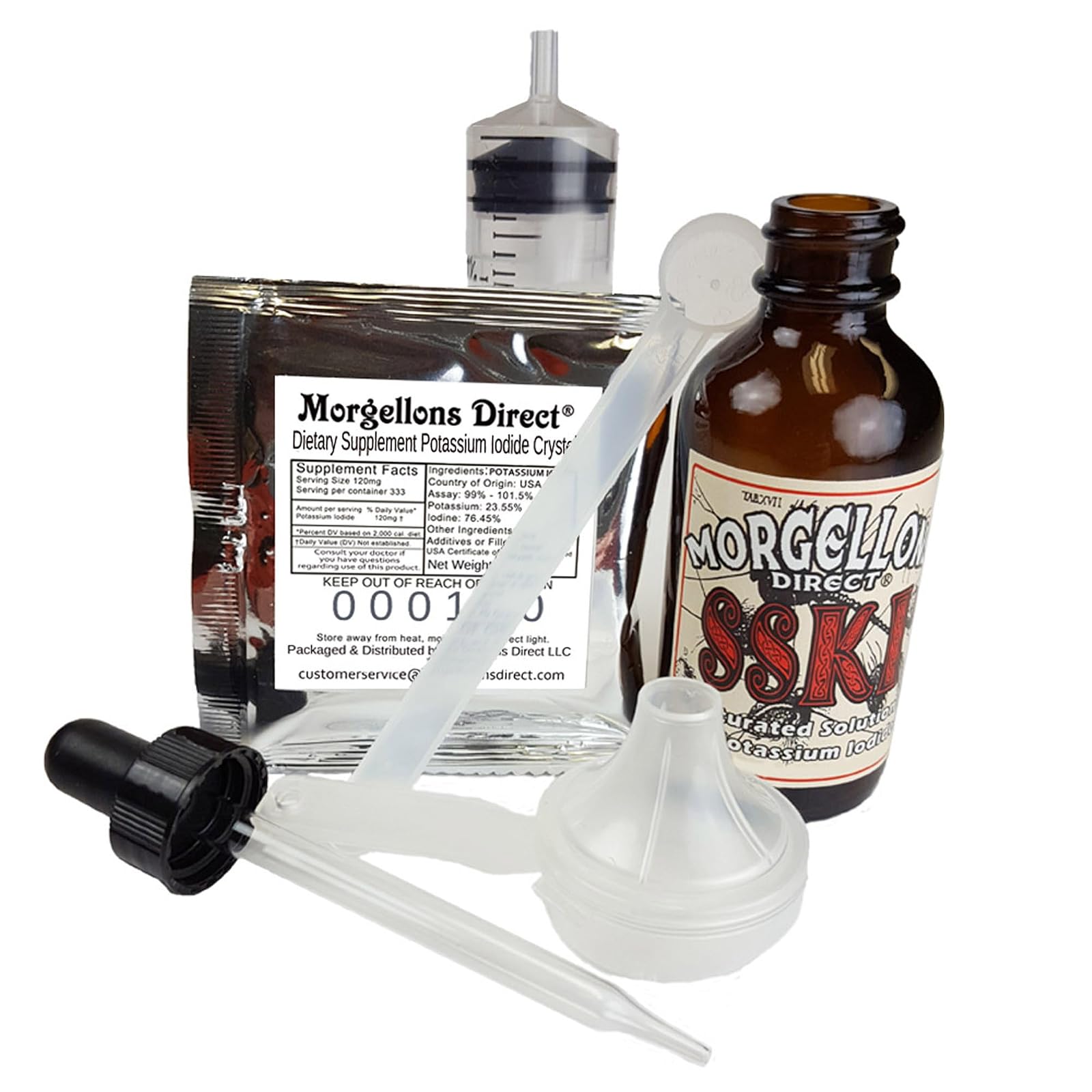 SSKI potassium iodide mixing kit