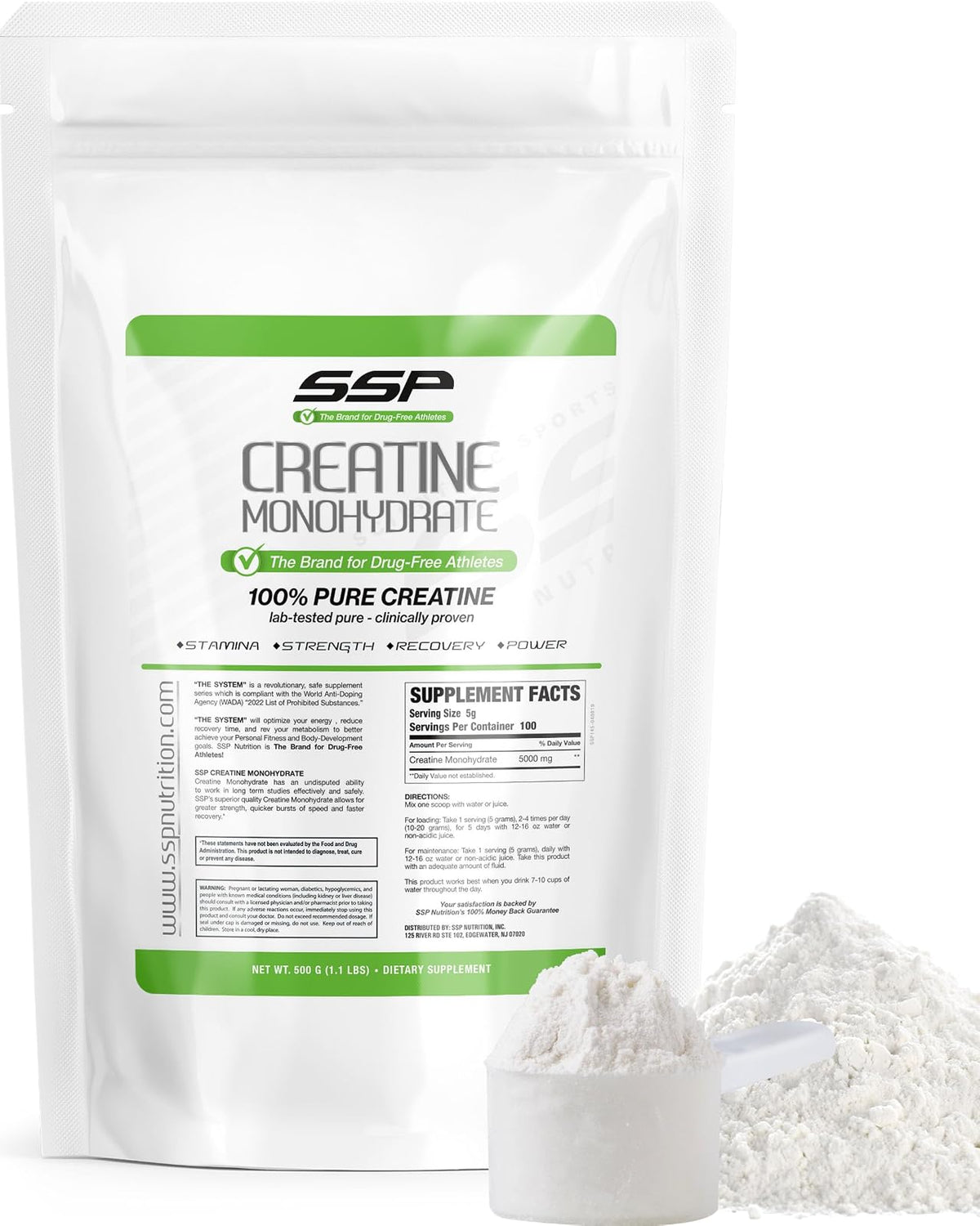 SSP creatine monohydrate for muscle gain