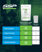 SSP creatine powder for pre-workout boost