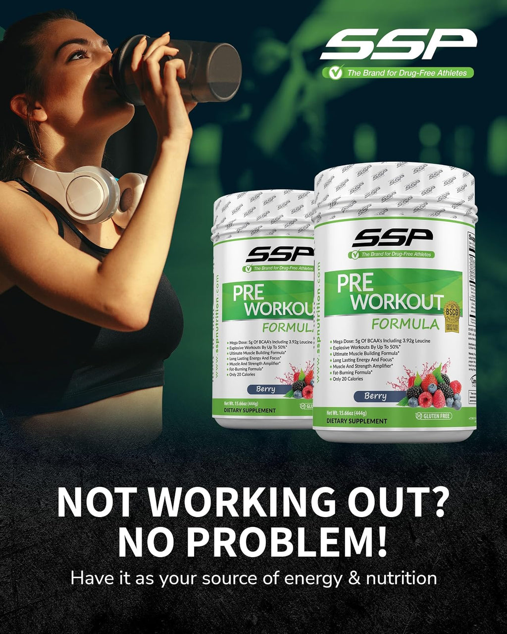 SSP pre workout for better endurance