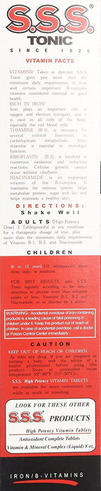 SSS Company iron health benefits