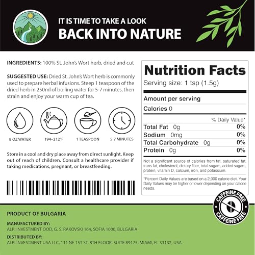 St. John's Infusion calming herbal tea