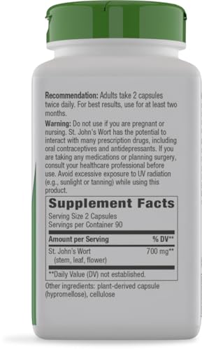 st. john's wort 180 capsules bulk
