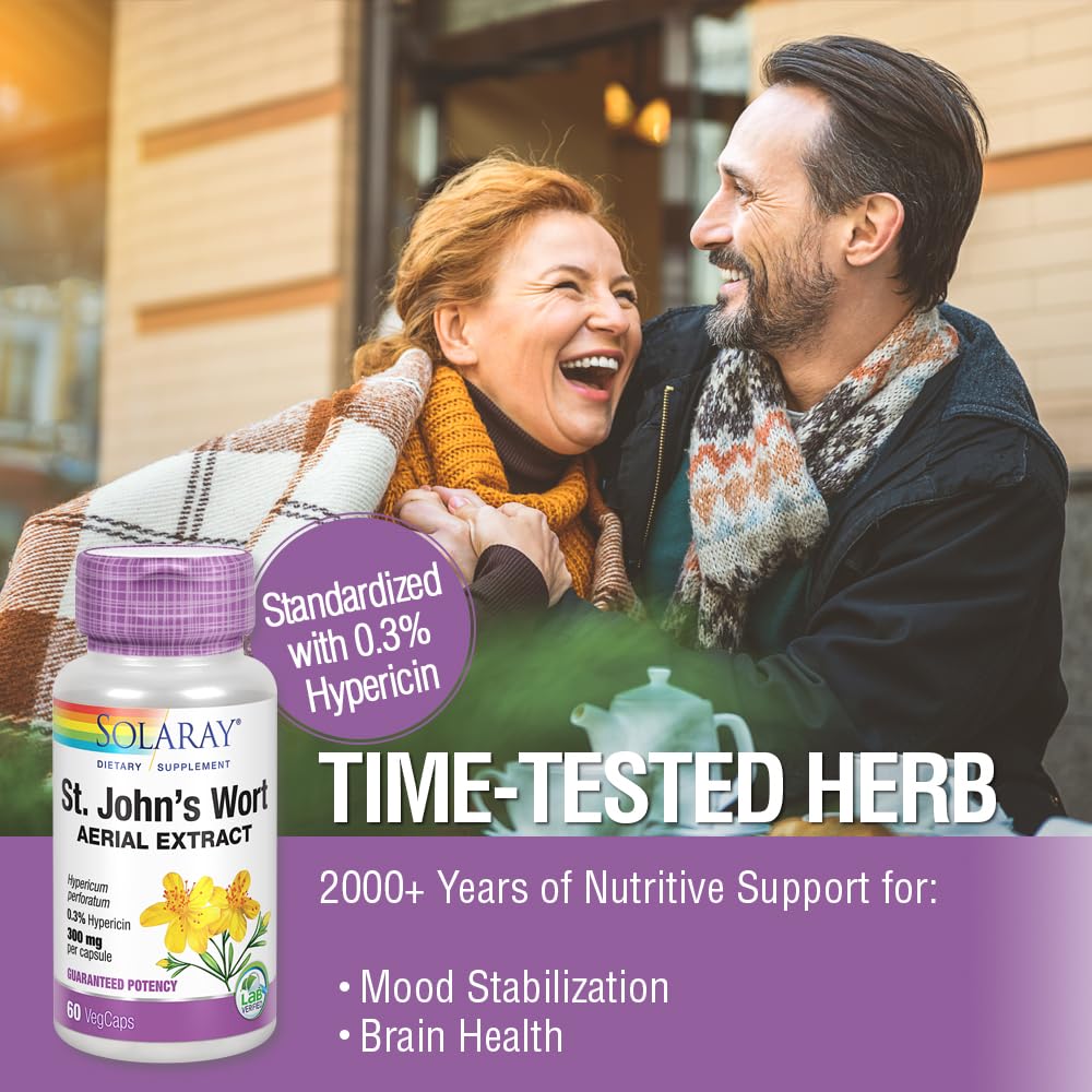 St John's Wort 300 mg for emotional balance
