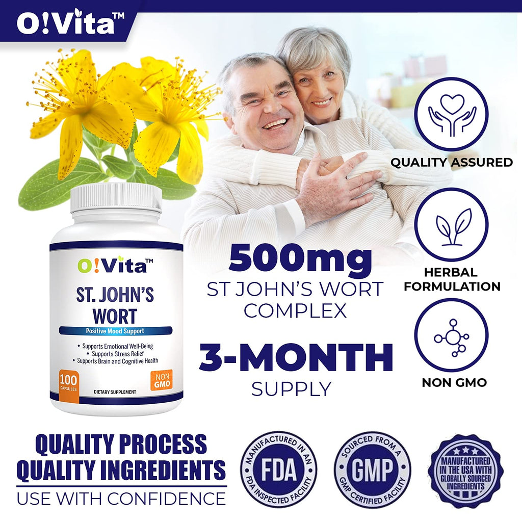 st. john's wort 500mg for emotional balance