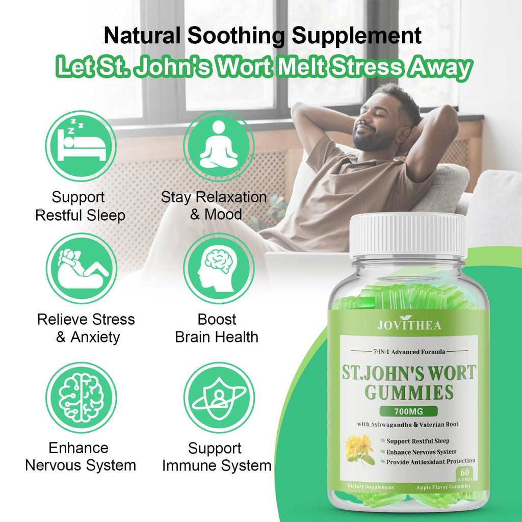 St. John's Wort 700 mg daily supplement