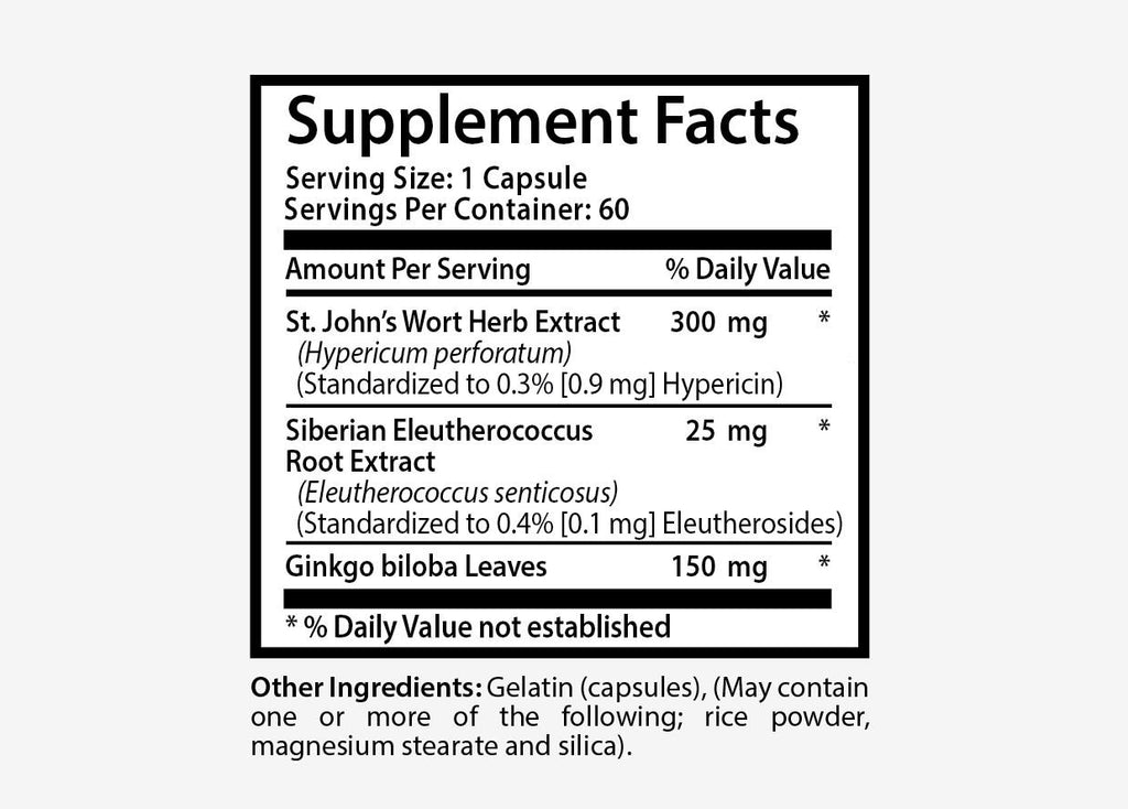 st. john's wort and ginkgo biloba