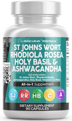 St John's Wort and Rhodiola capsules