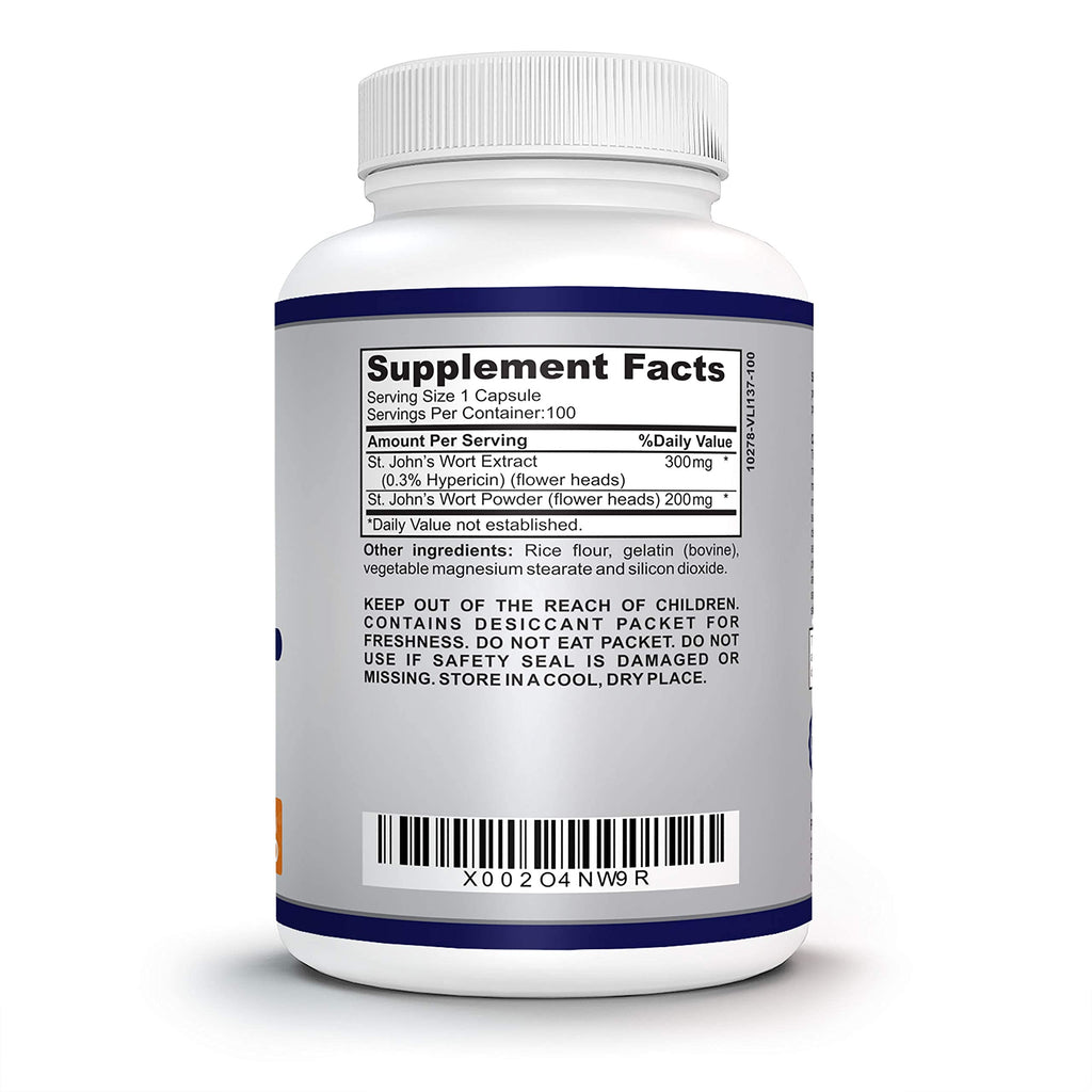 st. john's wort capsules for daily vitality