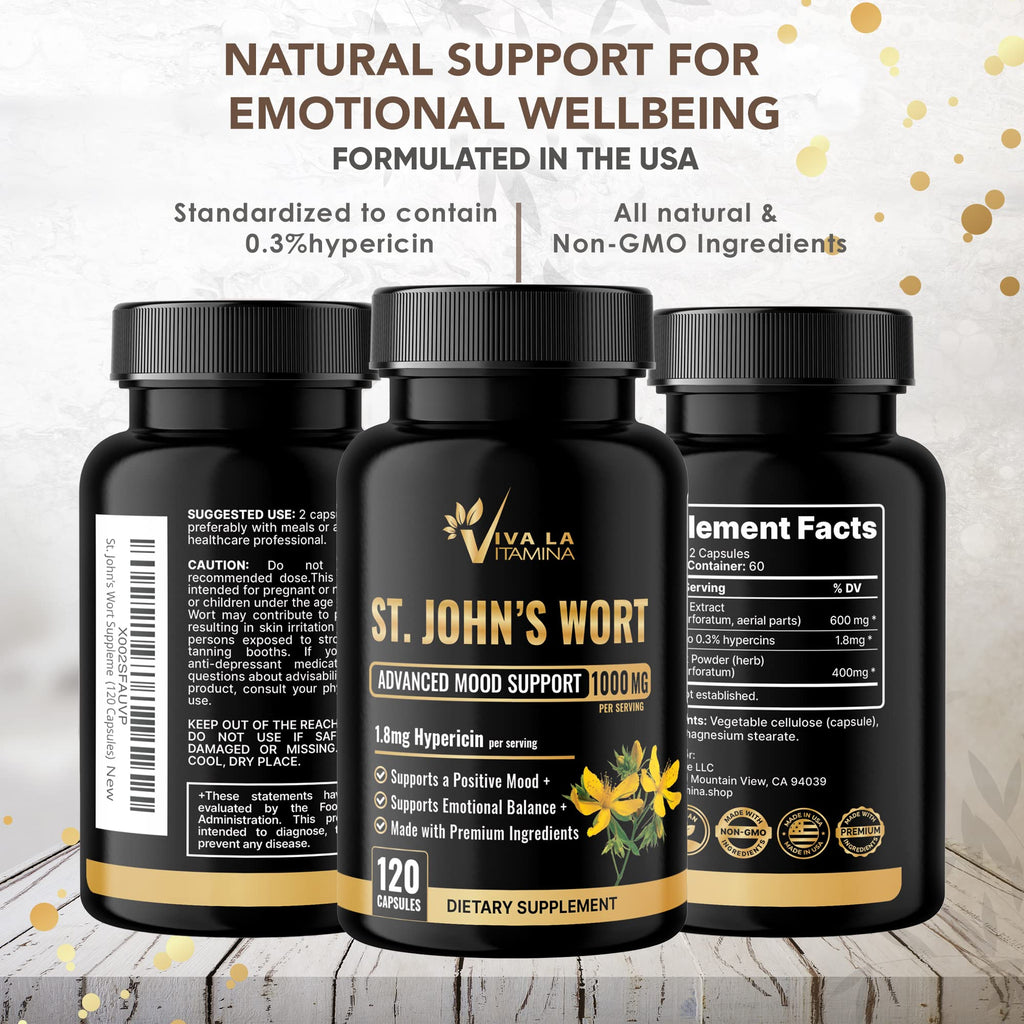 st. john's wort capsules for relaxation