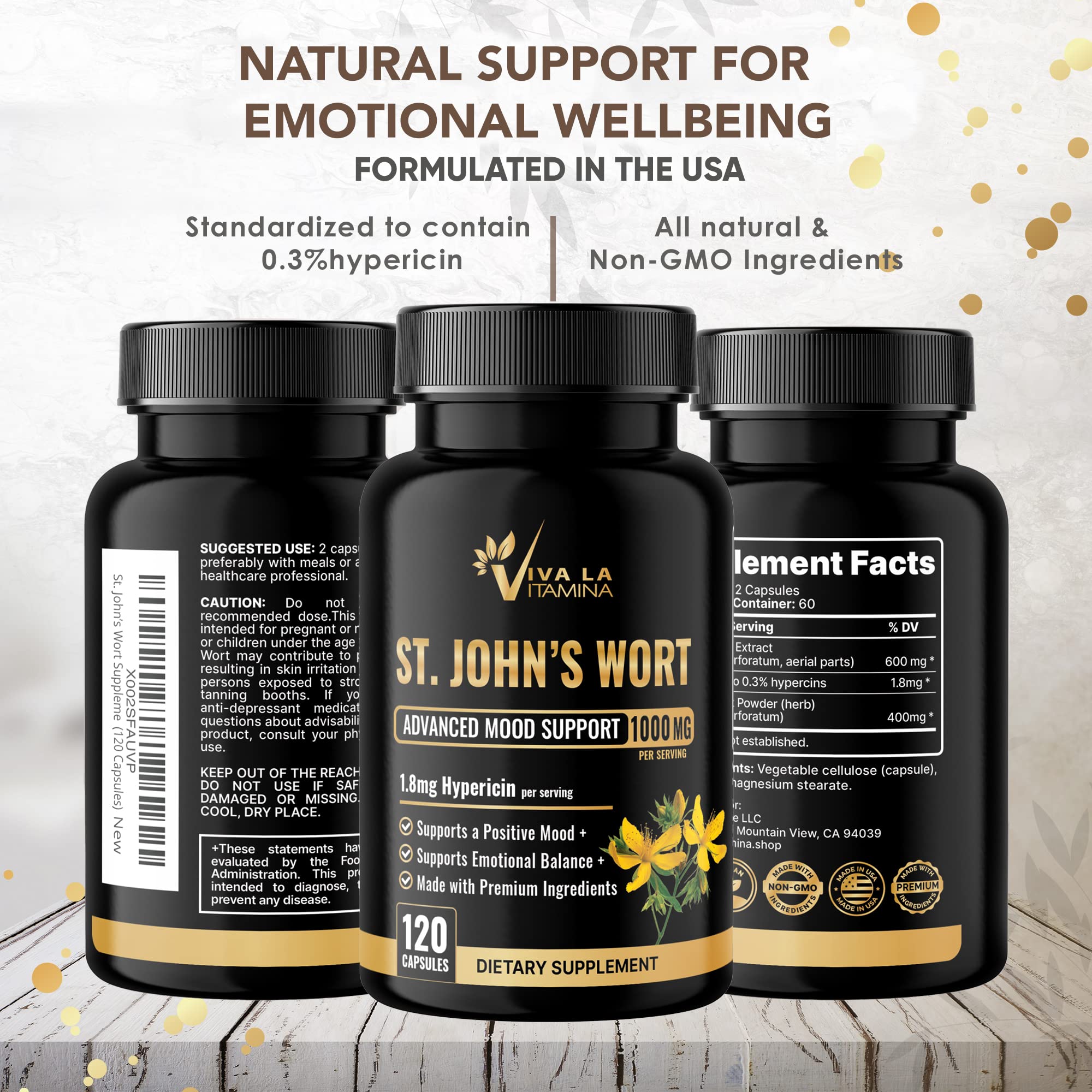 st. john's wort capsules for relaxation