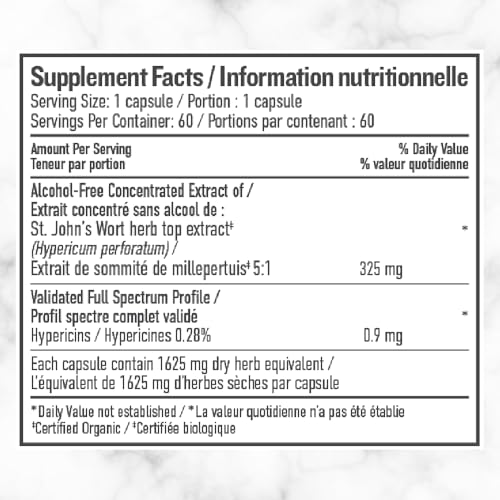 st. john's wort capsules for vitality