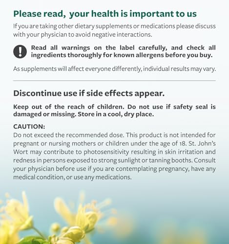 st. john's wort capsules for vitality